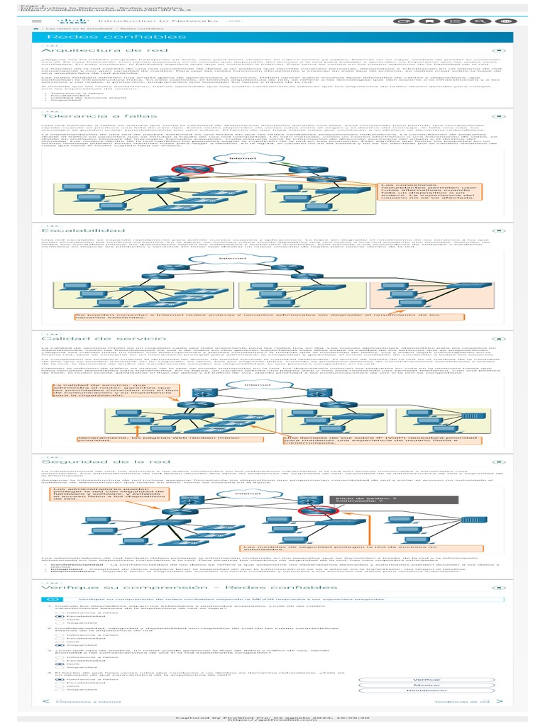 FireShot Pro Webpage Capture 050 - 'Introduction To Networks - Redes Confiables' | PDF | Calidad ...