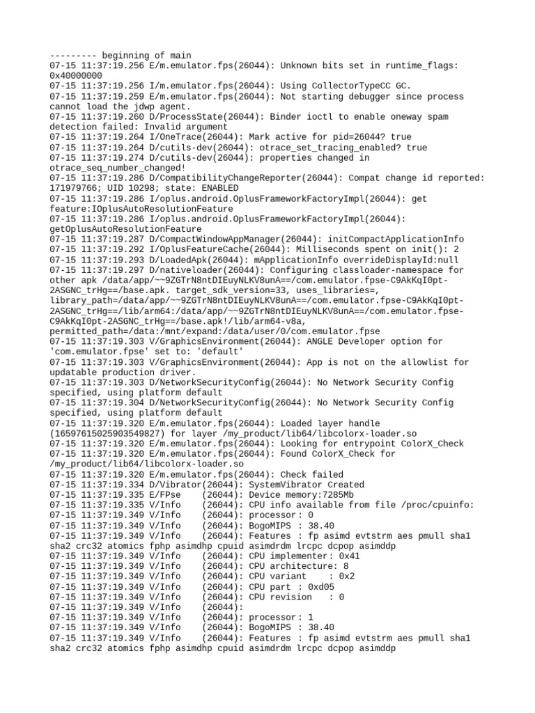 Fpsecrashlog | Download Free PDF | Operating System Technology | System Software