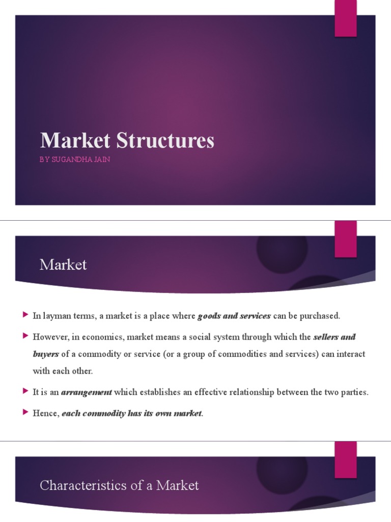 Market Structures | PDF