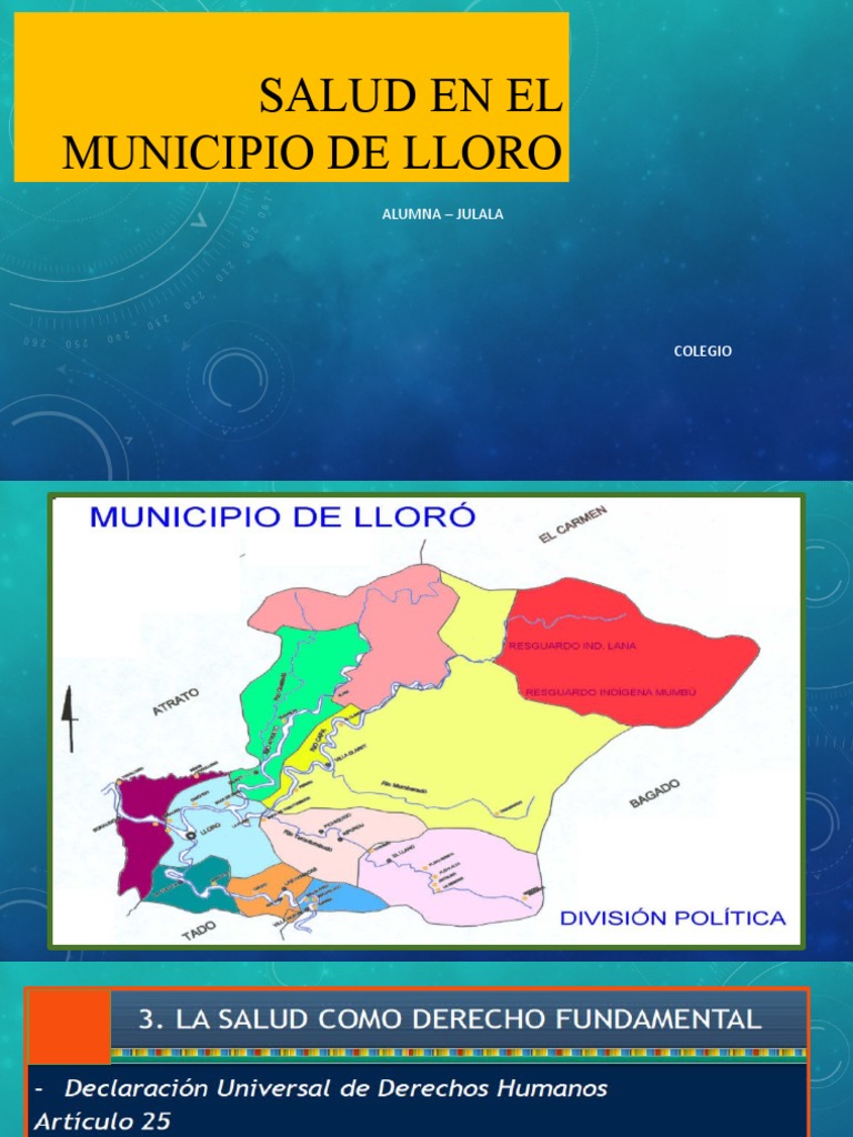 Salud en El Municipio de Lloro | PDF | Medicina | Humanidades Médicas