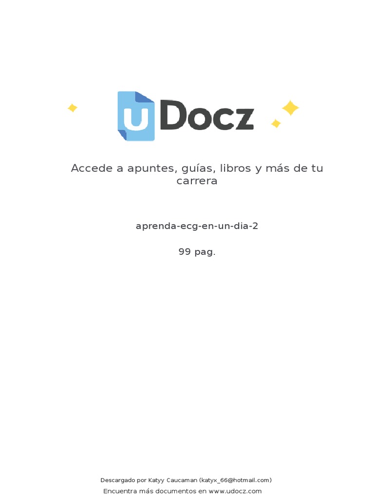 Aprenda Ecg en Un Dia 2 53621 Downloable 2604652 | PDF ...