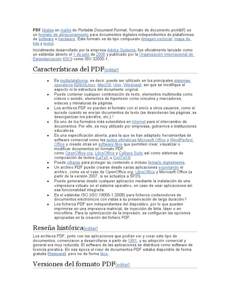 El PDF | PDF