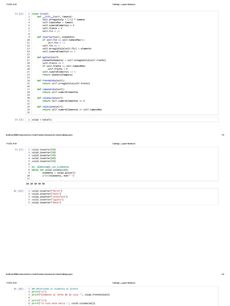 Cola Transpilado Java A Python | PDF