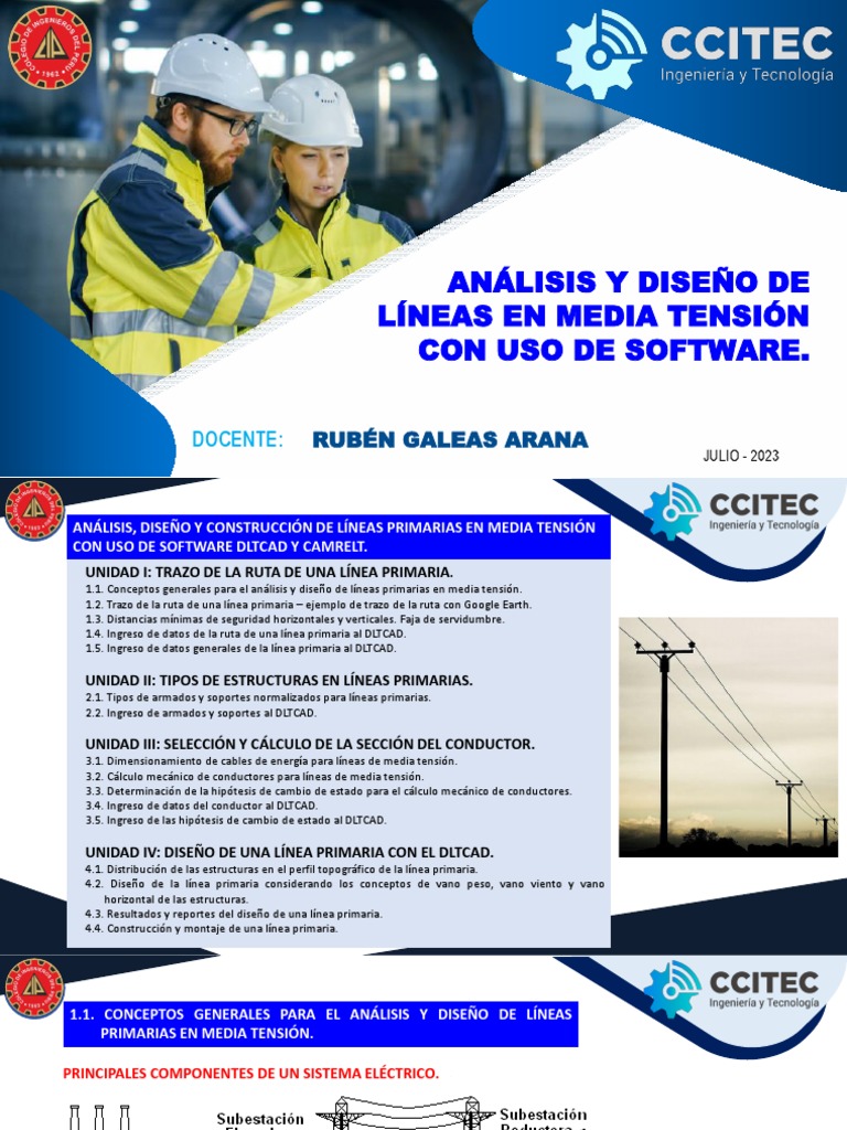 Unidad I - Diseño de Líneas Primarias | PDF | Topografía | Lidar