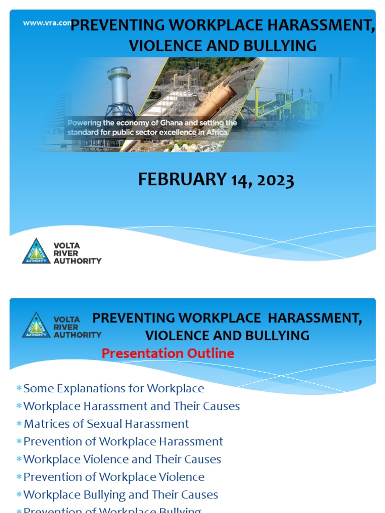 Preventing Workplace Harassment and Violence | PDF | Workplace Bullying ...