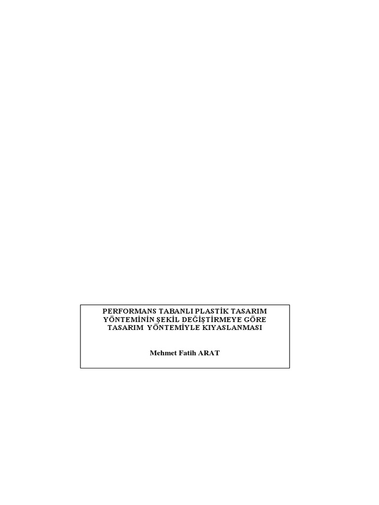 Fati̇h Abi̇ Tez | PDF