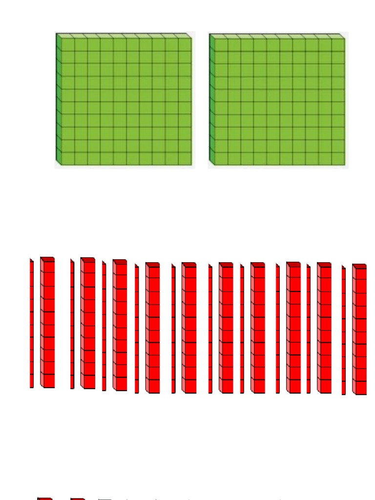 Bloques Multibase (Unidades, Decenas y Centenas) | PDF