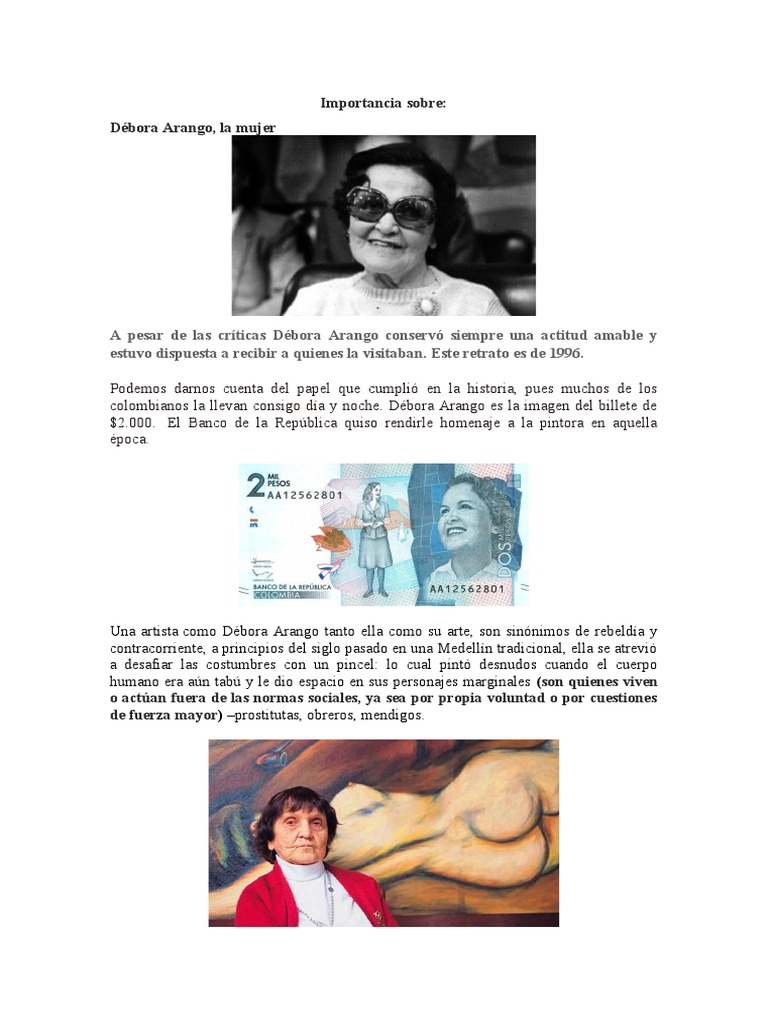 Debora Arango | PDF | Clásicos