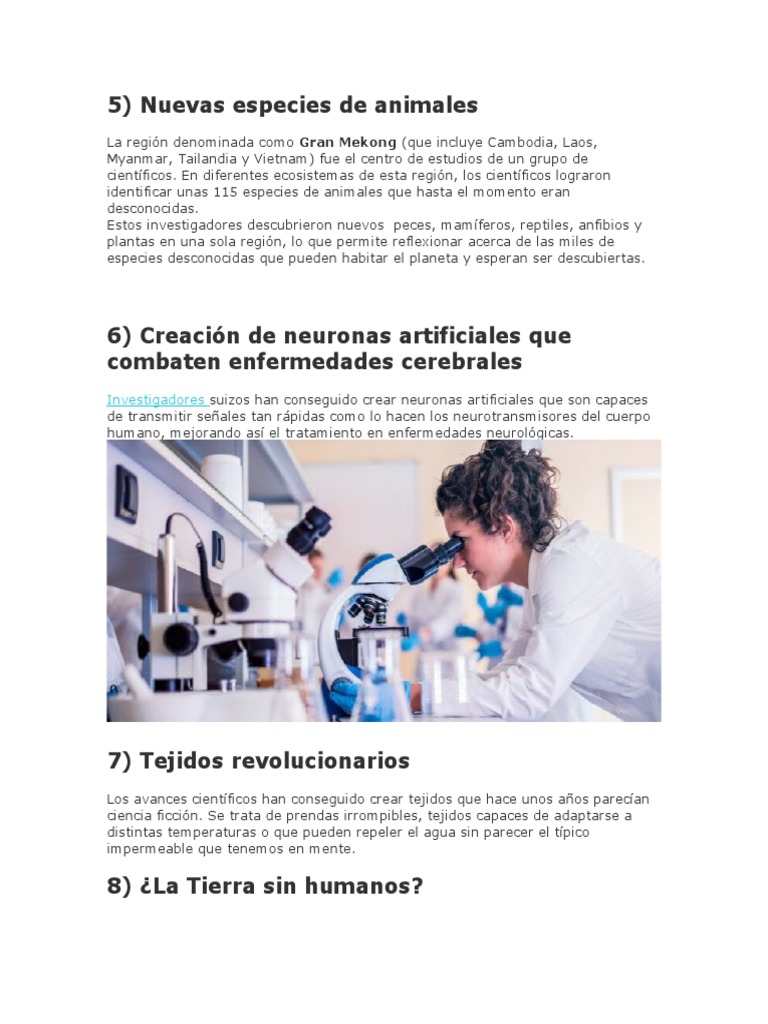5) Nuevas Especies de Animales: Las 10 Investigaciones Científicas Más ...