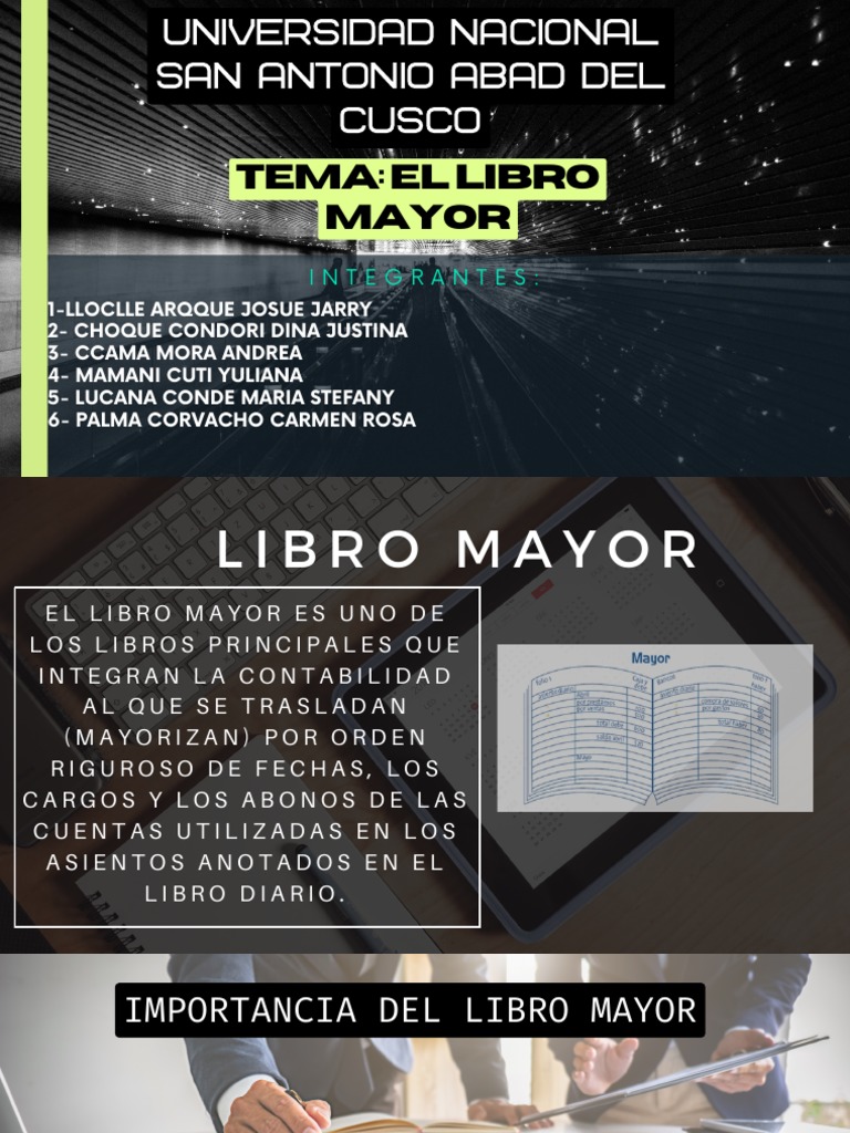 Libro Mayor Grupo 1 | PDF | Contabilidad | Industrias de servicio