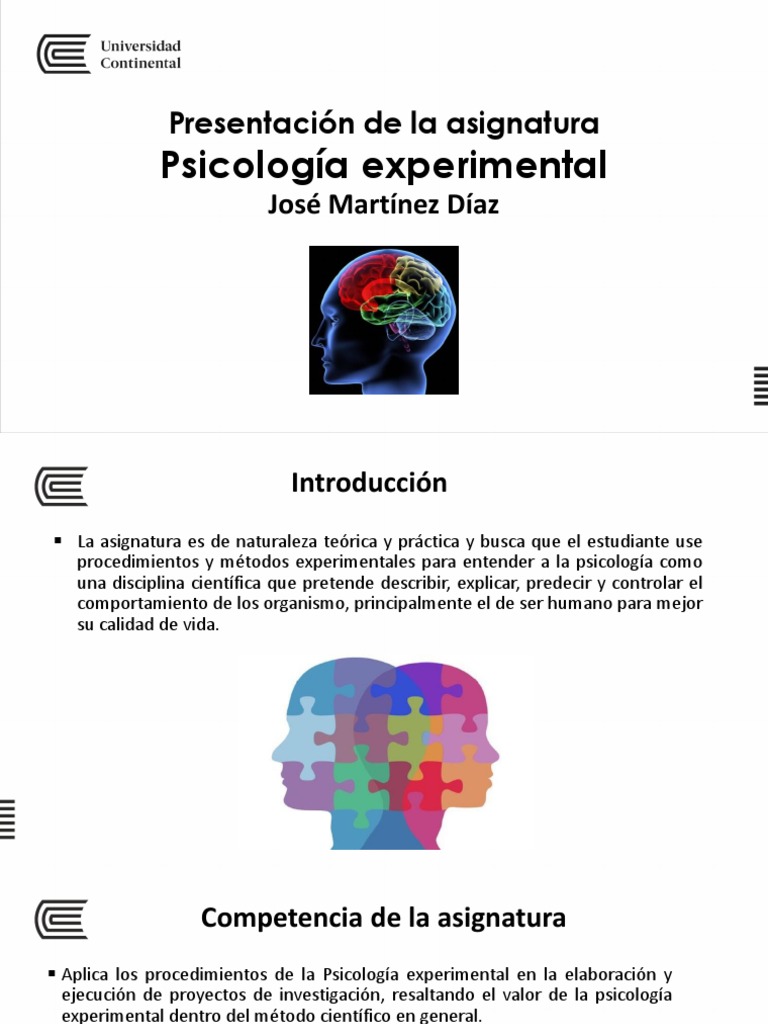 Psicología Experimental: Teoría y Práctica | PDF | Sicología | Conocimiento