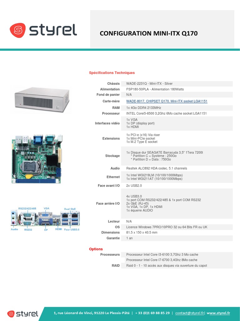 Fiche Technique WADE 2231Q Materiel - TN 102957 | PDF