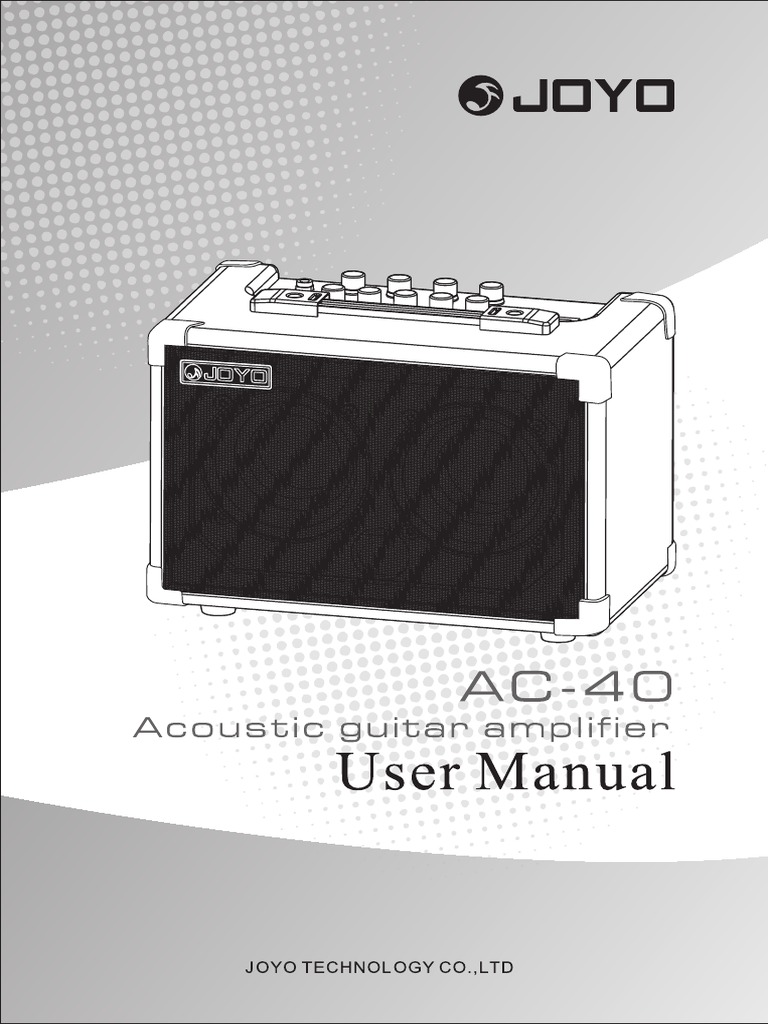 AC-40 说明书Manual | PDF