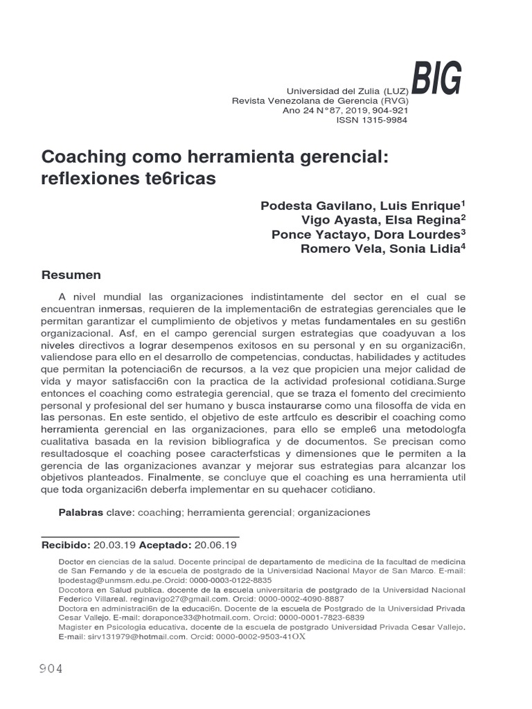CP S1 LO T1 - Coaching Como Herramienta Gerencial | PDF