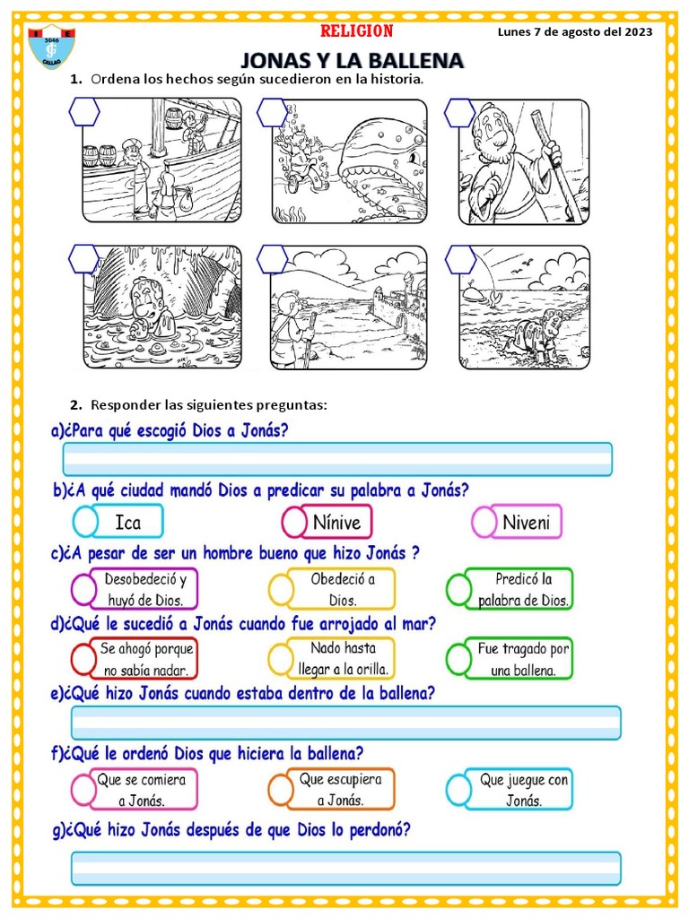 Ficha de Religion | PDF