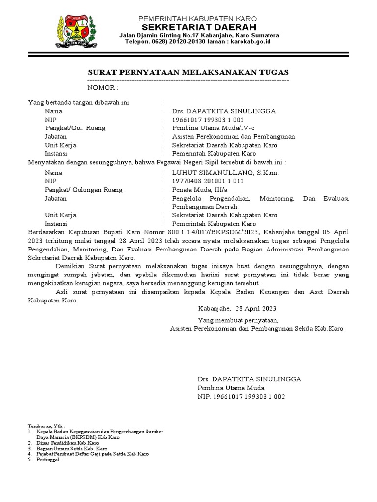 SPMT Manullang April'23 | PDF