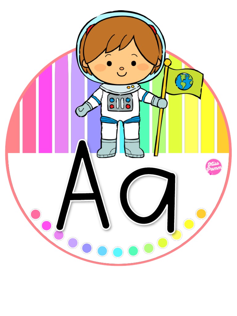 Abecedario Pastel Circular MISS PAMM | PDF