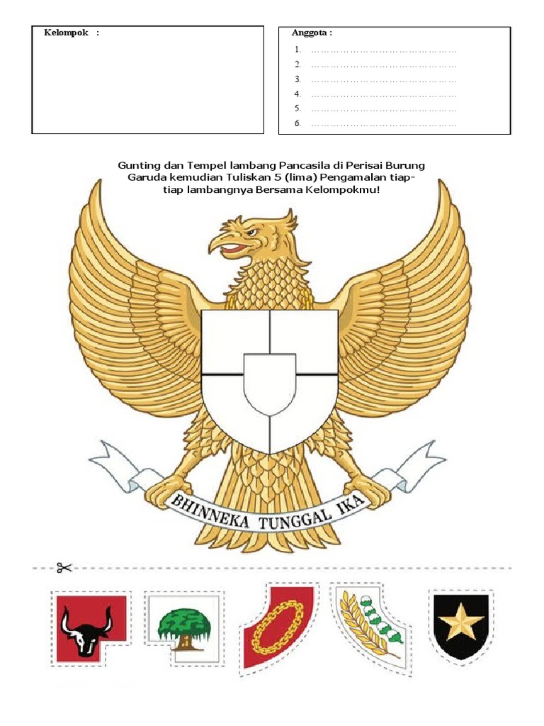 Tugas Menempel Pancasila Dan Contoh Pengamalannya | PDF
