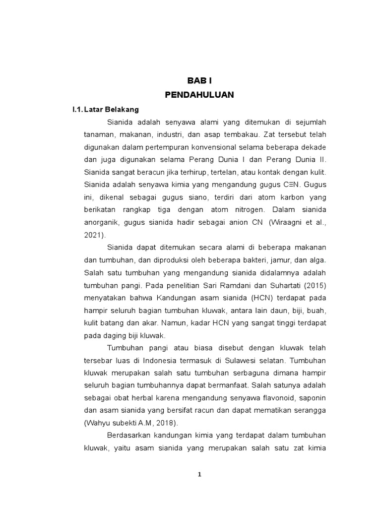 P2 - 20.092.AF - UJI KADAR SIANIDA PADA EKSTRAK DAUN KLUWAK (Pangium Edule Reinw.) SECARA ...