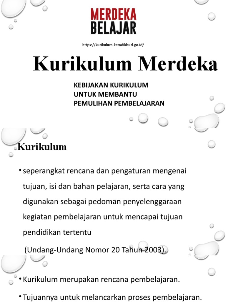 Kebijakan Kurikulum Merdeka 2022-2024 | PDF