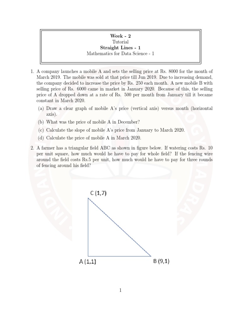 Tutorial Questions | PDF | Speed | Cartesian Coordinate System