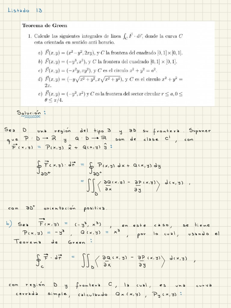 Listado 13 C3 | PDF | Matemáticas