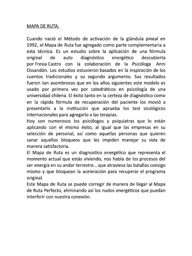 New Correcion Del Mapa de Ruta | PDF