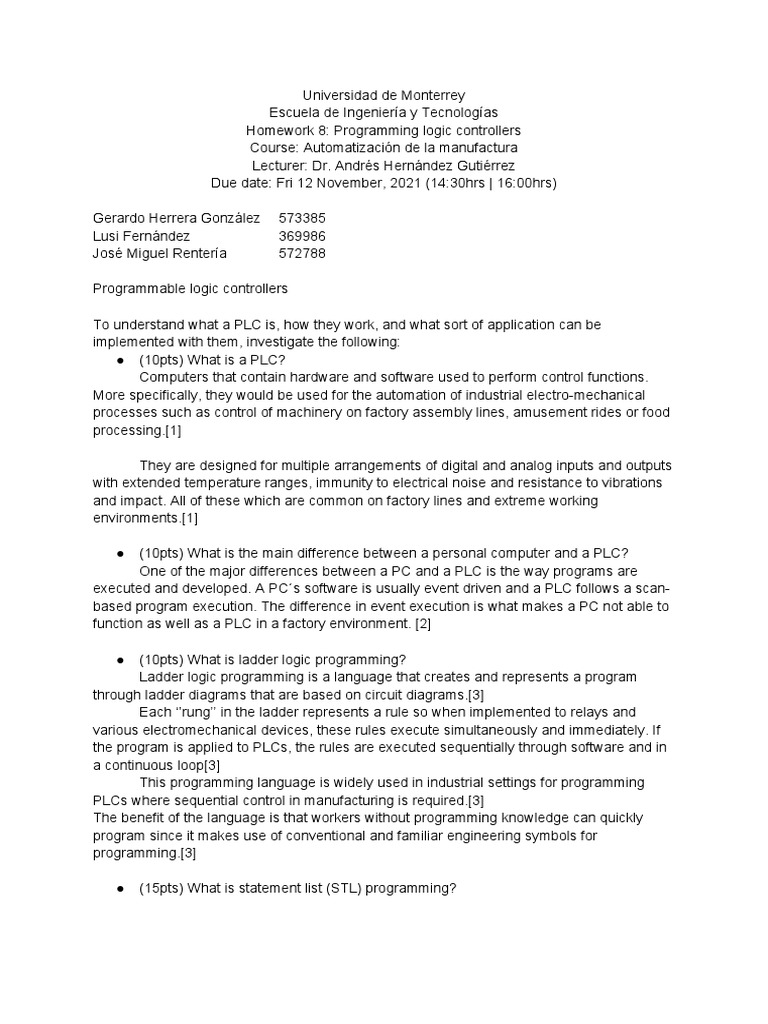 Programming Logic Controllers | PDF | Programmable Logic Controller ... Programming Logic Controllers | PDF | Programmable Logic Controller ...