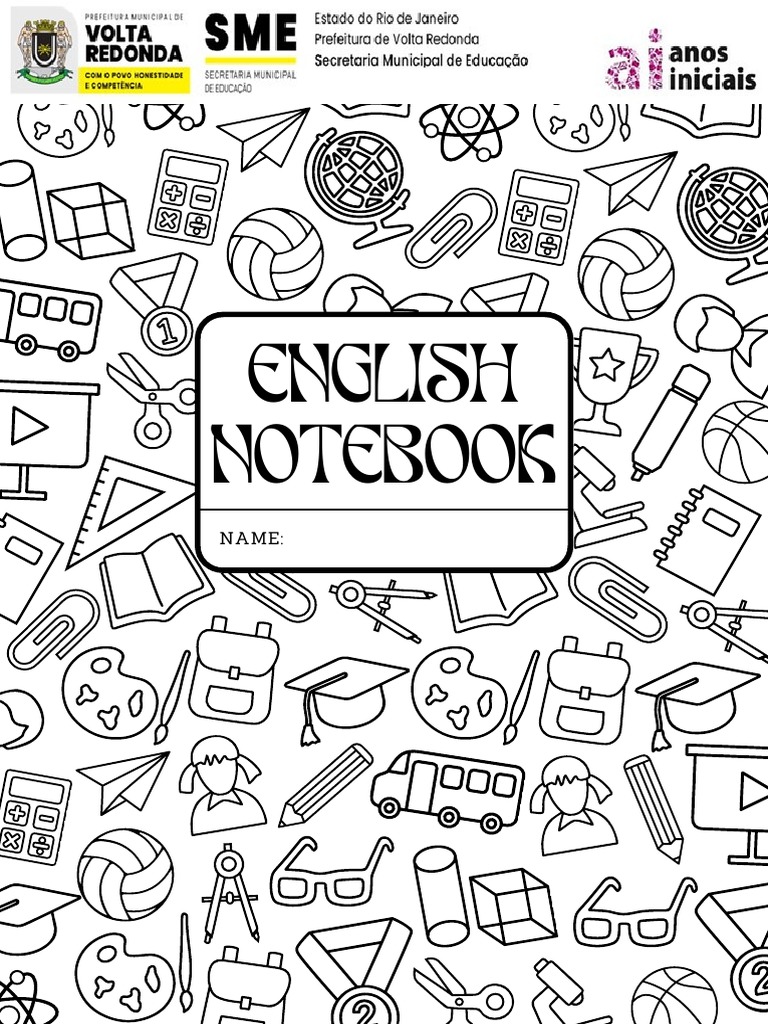 Capa Caderno Inglês | PDF