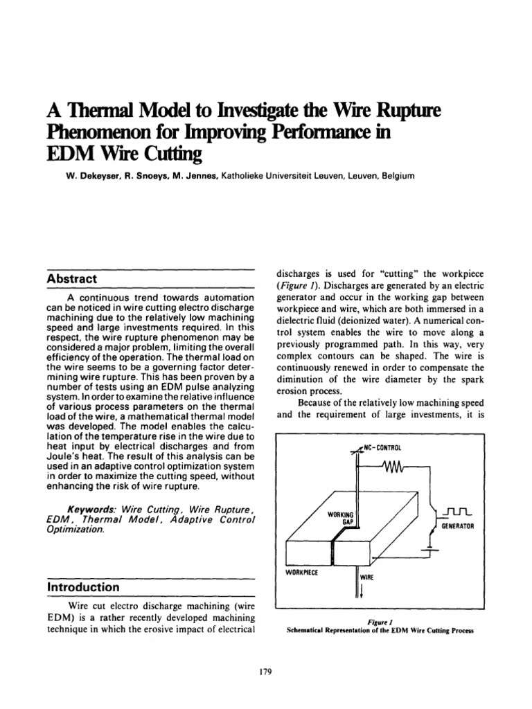 Thermal model to investigate the wire rupture | PDF | Power (Physics ...
