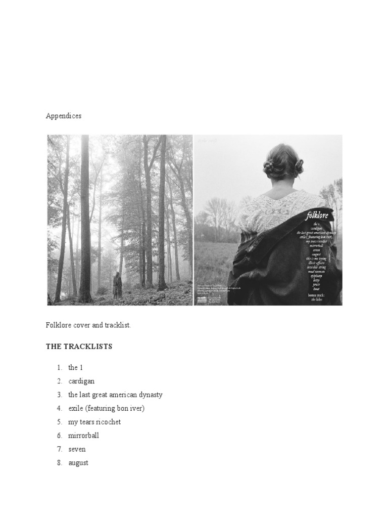 Folklore Lyrics & Analysis | PDF