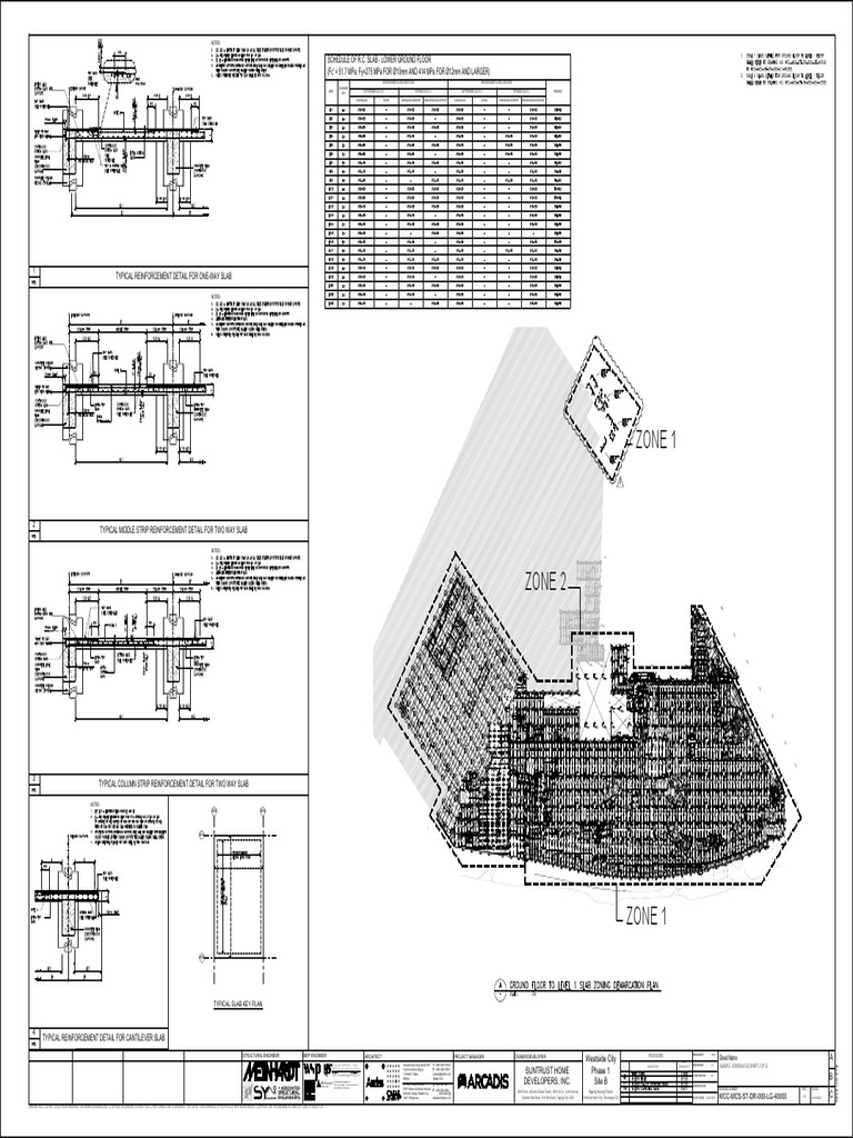 WCC-MCS-ST-DR-000-LG-40000 - C02 - Slab RC Schedule LG Floor | PDF ...