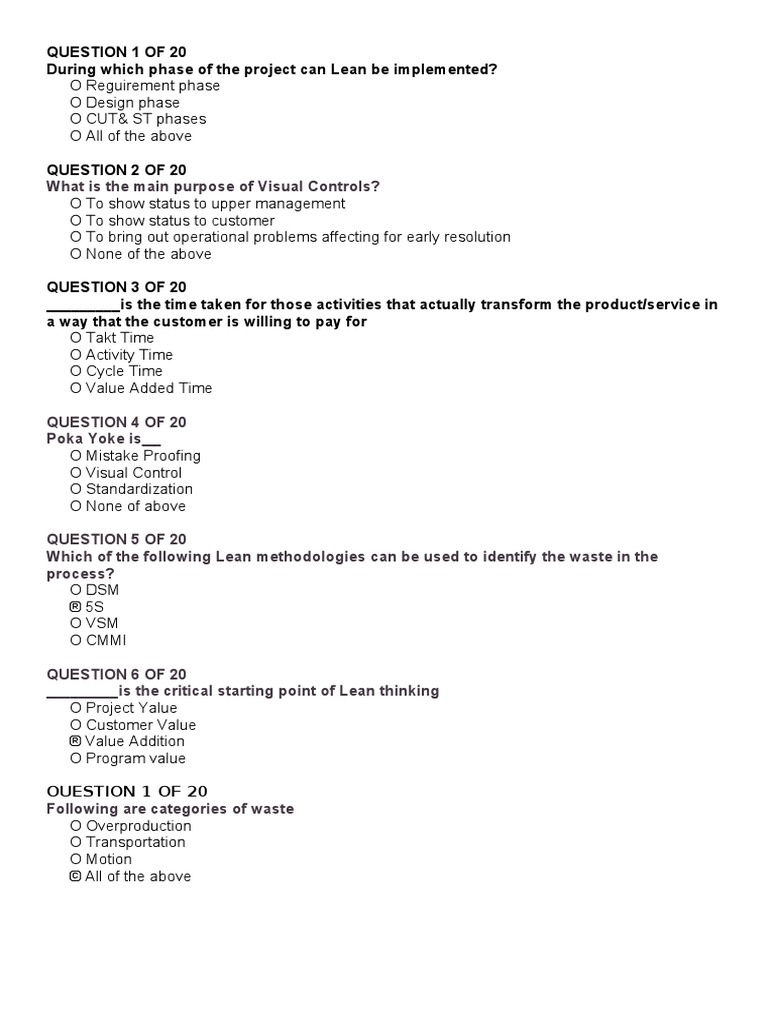 Lean | PDF