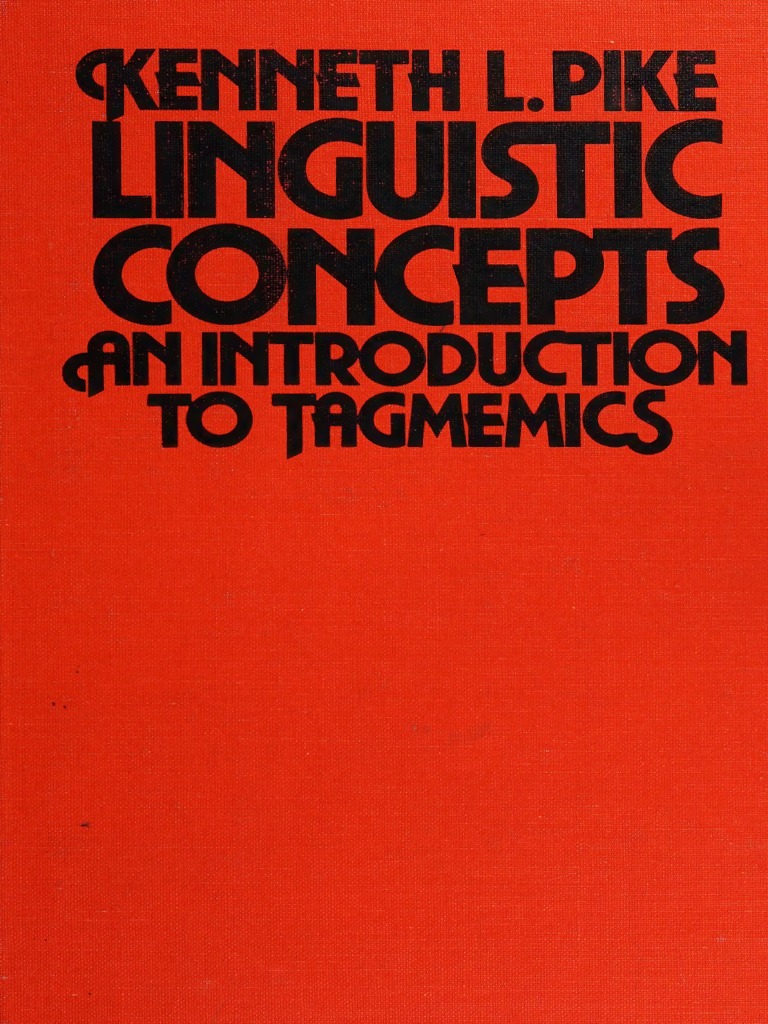 Tagmemics | PDF | Theory | Conceptual Model