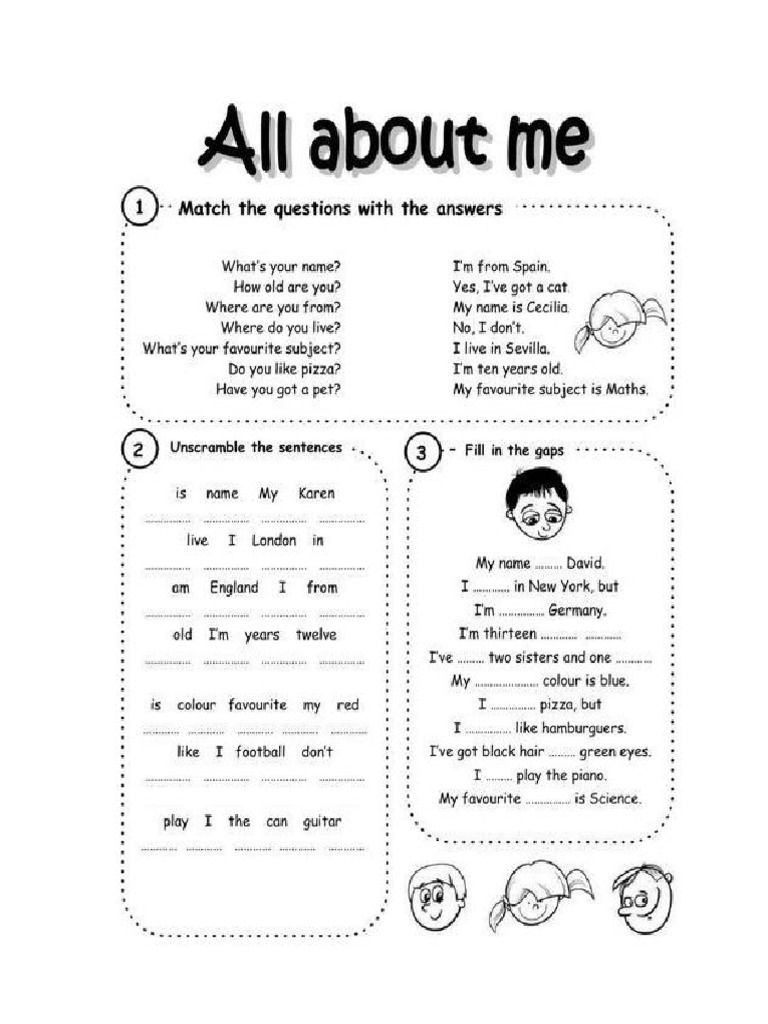 Greetings Worksheet | PDF