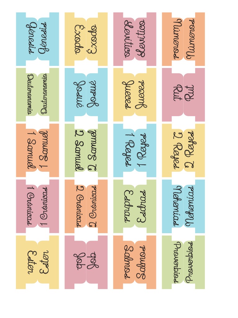 Tabs Biblia Genesis Creativa 2 | PDF