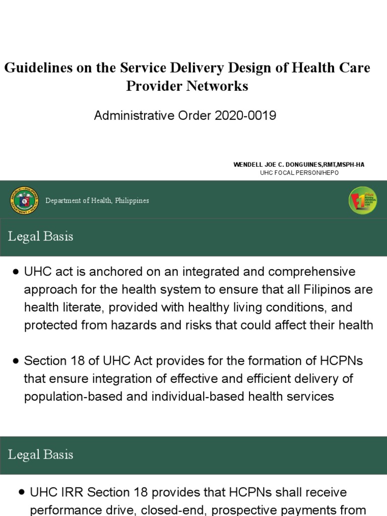AO 2020 0019 SD Design of HCPN - Long Version 2 | PDF