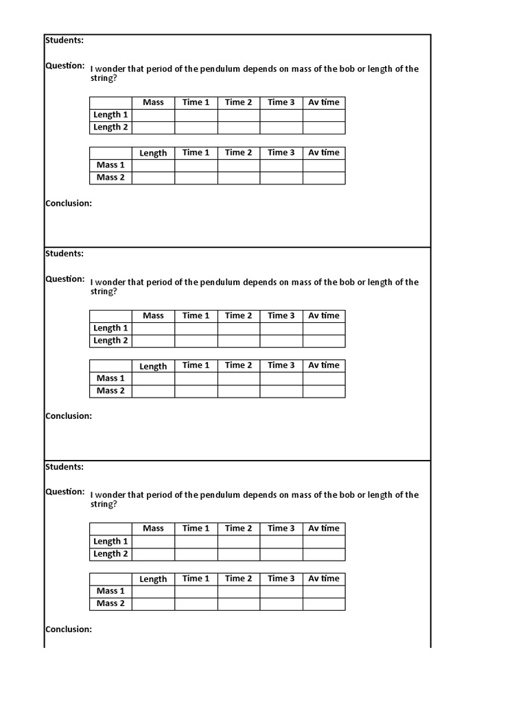 Simple Pendulum | PDF