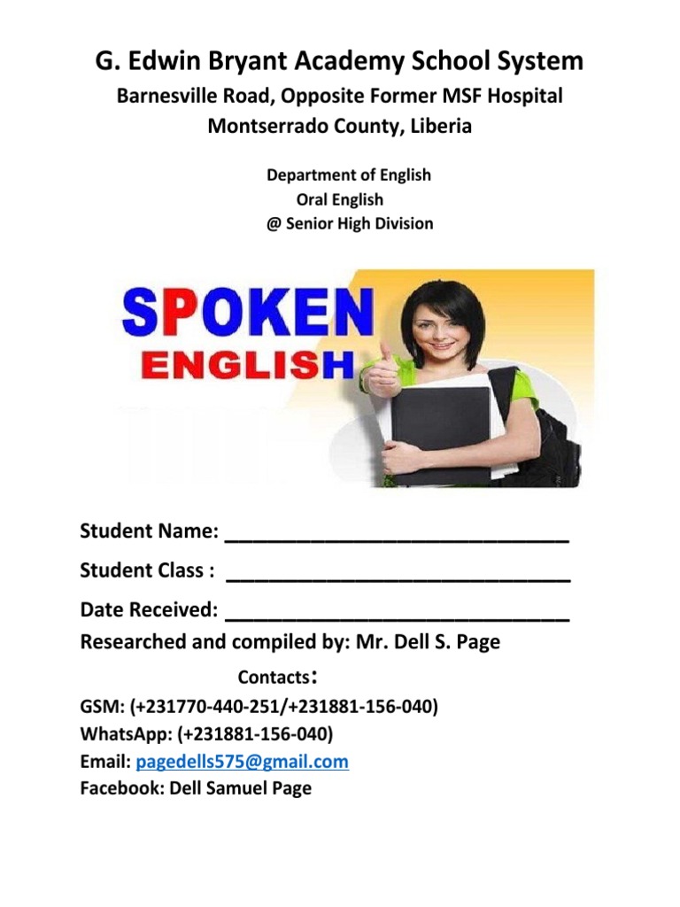 Oral English | PDF | Phonics | Linguistics