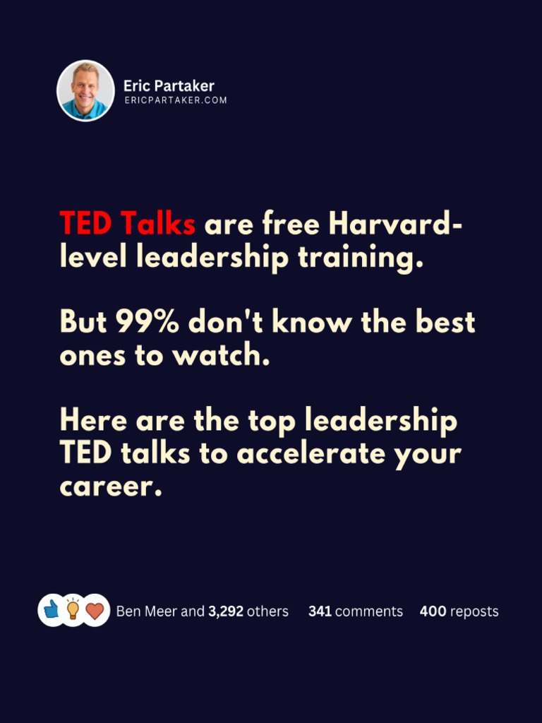 Top 7 TED Talks On Leadership | PDF