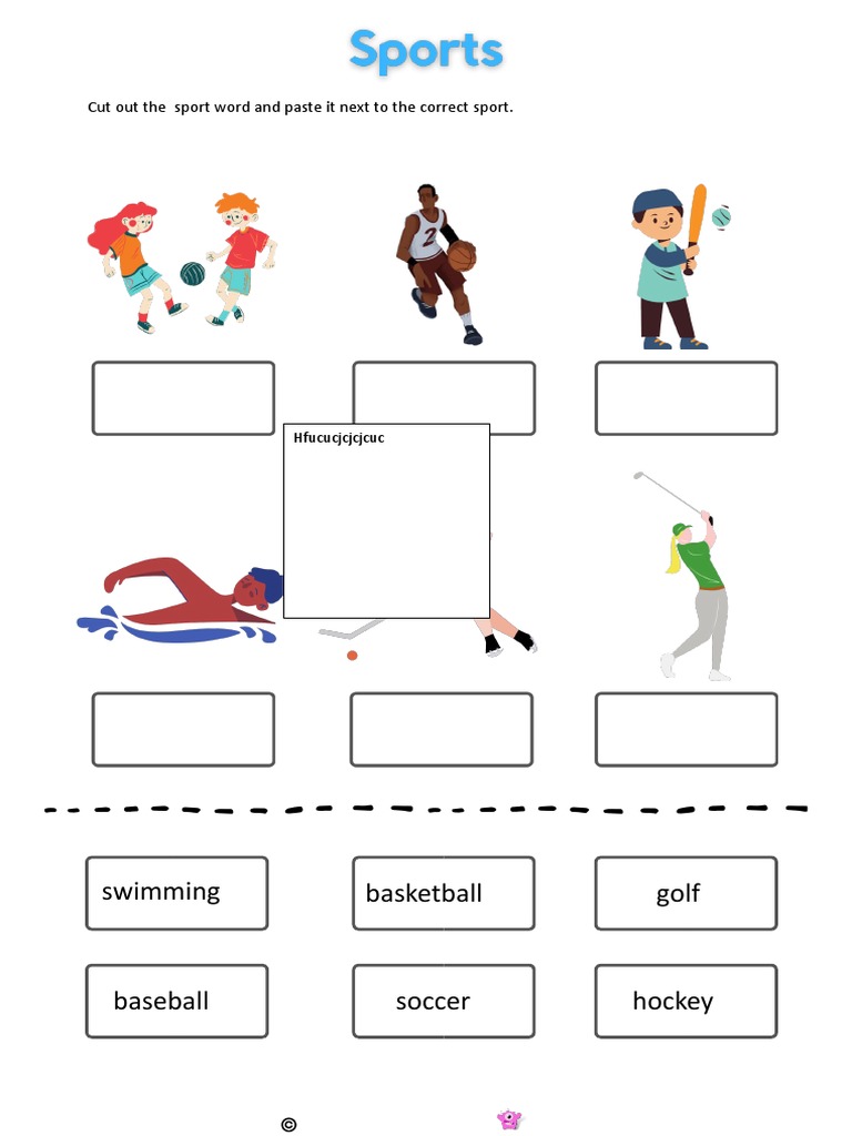 sports-cut-and-paste-worksheet | PDF