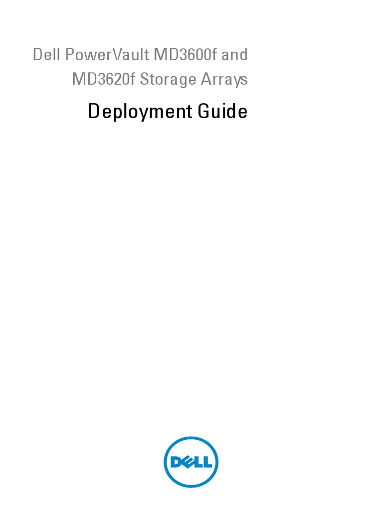 Common - Powervault-Md3600f - Deployment Guide - En-Us | PDF