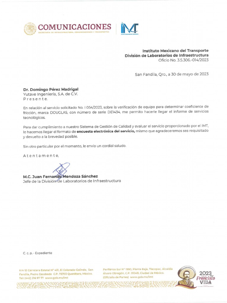 INFORME MU METER | PDF