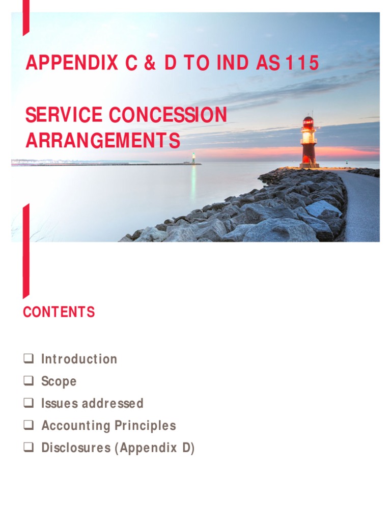 Service Concession Accounting - IND AS 115 | PDF | Debits And Credits ...