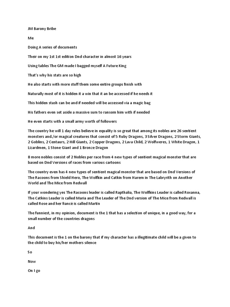 JM Barony Bribe PDF Baron Infantry