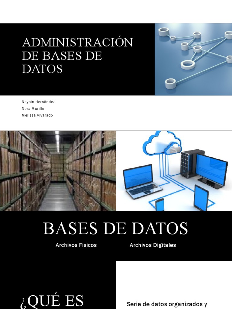 Administración de Bases de Datos | PDF | Bases de datos | Procesamiento ...