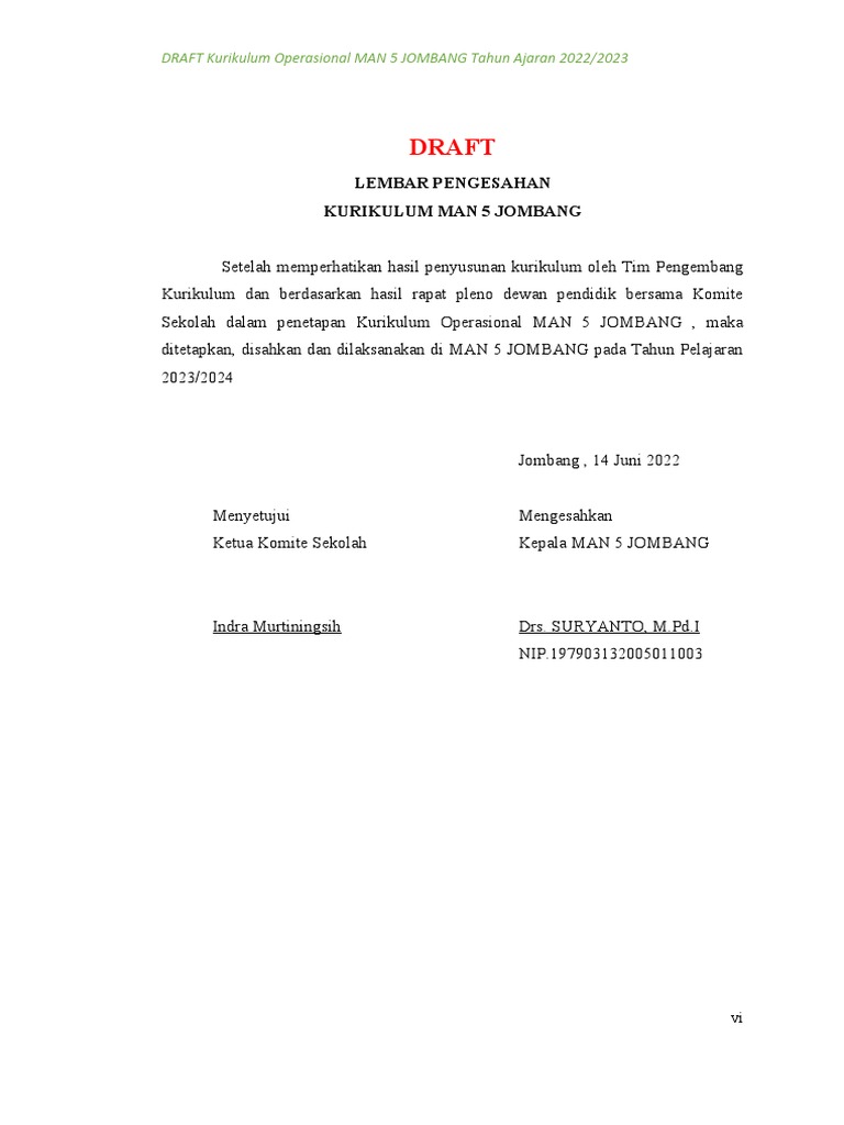 Draft Kosp-Kom Man 5 Jbg-2023 | PDF