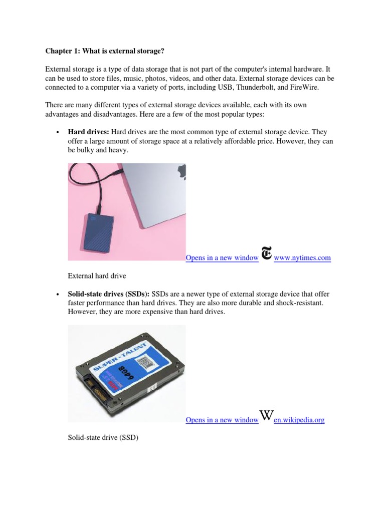 02 What Is External Storage | PDF