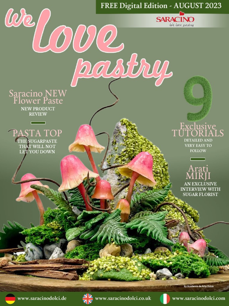 Saracino August 2023 FREE Monthly Cake Decorating Magazine We Love ...