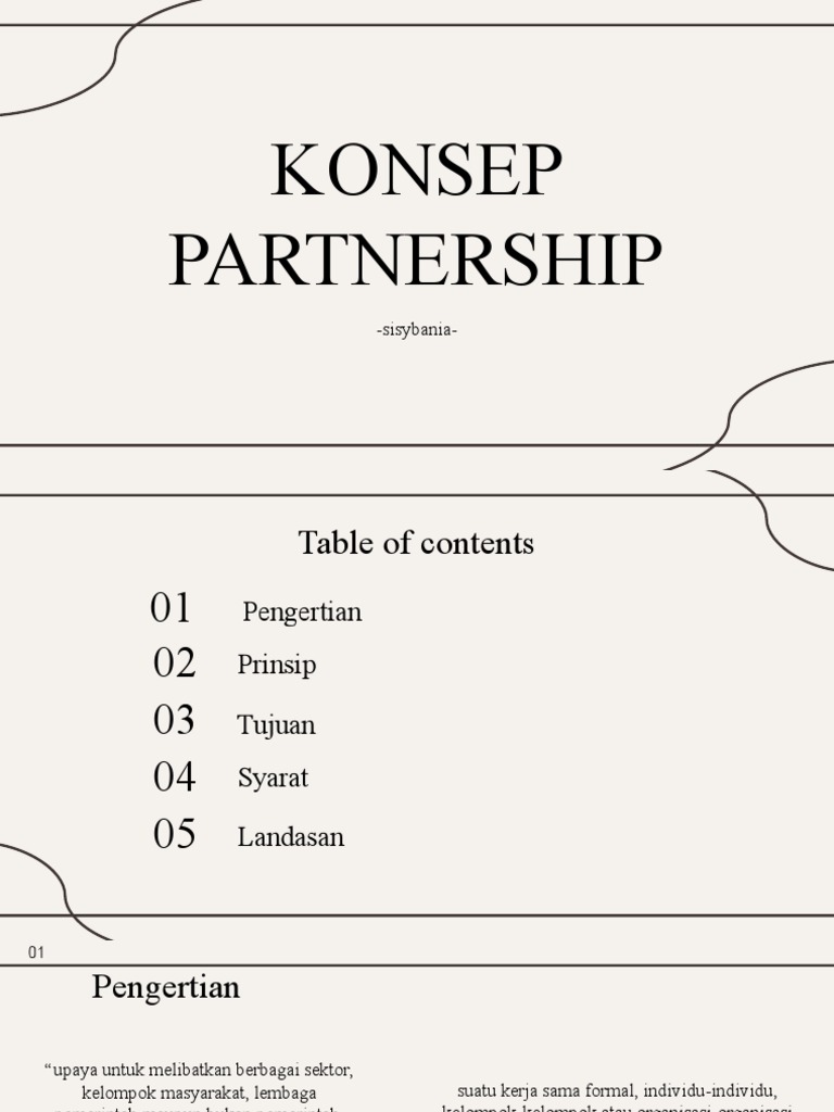 Konsep Partnership | PDF